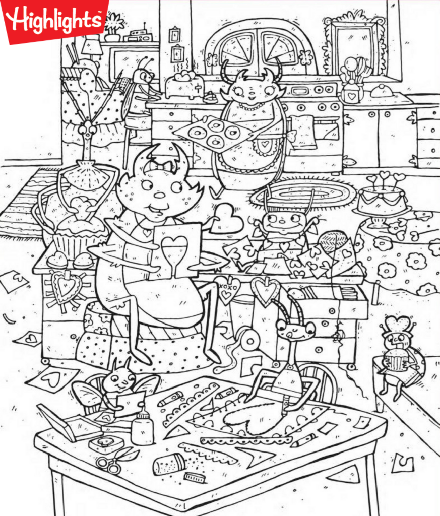 Celebrate February Hidden Picture Puzzles Hidden Pictures Picture ...