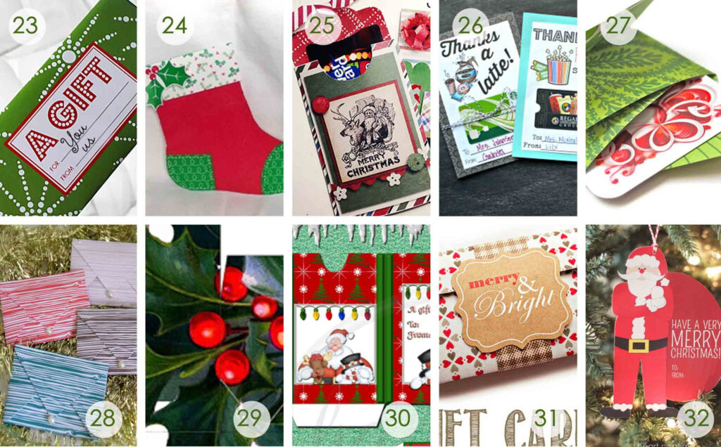 Christmas Money Wallets Free Printable Free Printable | Rossy Printable