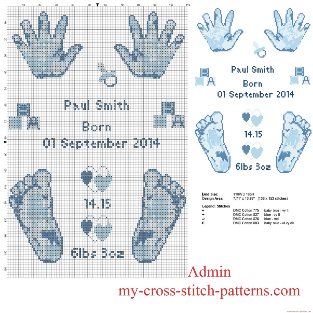 Free Baby Cross Stitch Patterns To Print Cross Stitch Patterns | Rossy ...