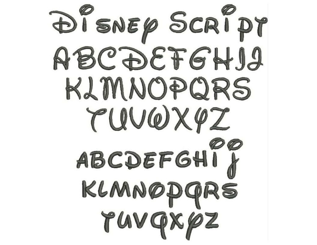 Free Printable Disney Font Stencils Free Printable | Rossy Printable