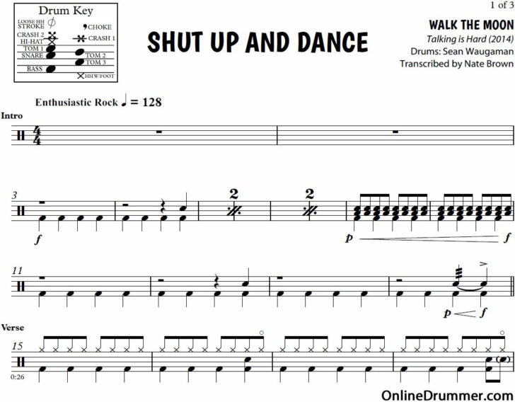 Free Printable Drum Sheet Music Free Printable | Rossy Printable