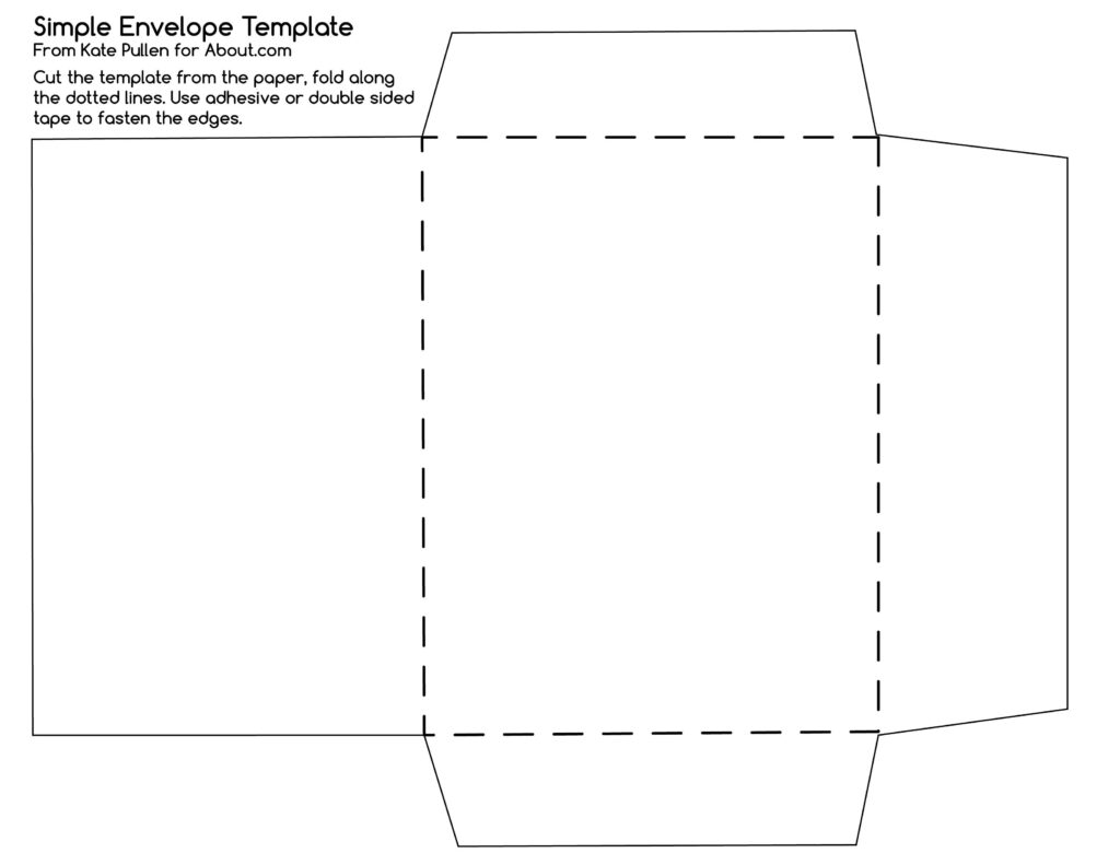 Free Printable Envelope Size 10 Template | Rossy Printable