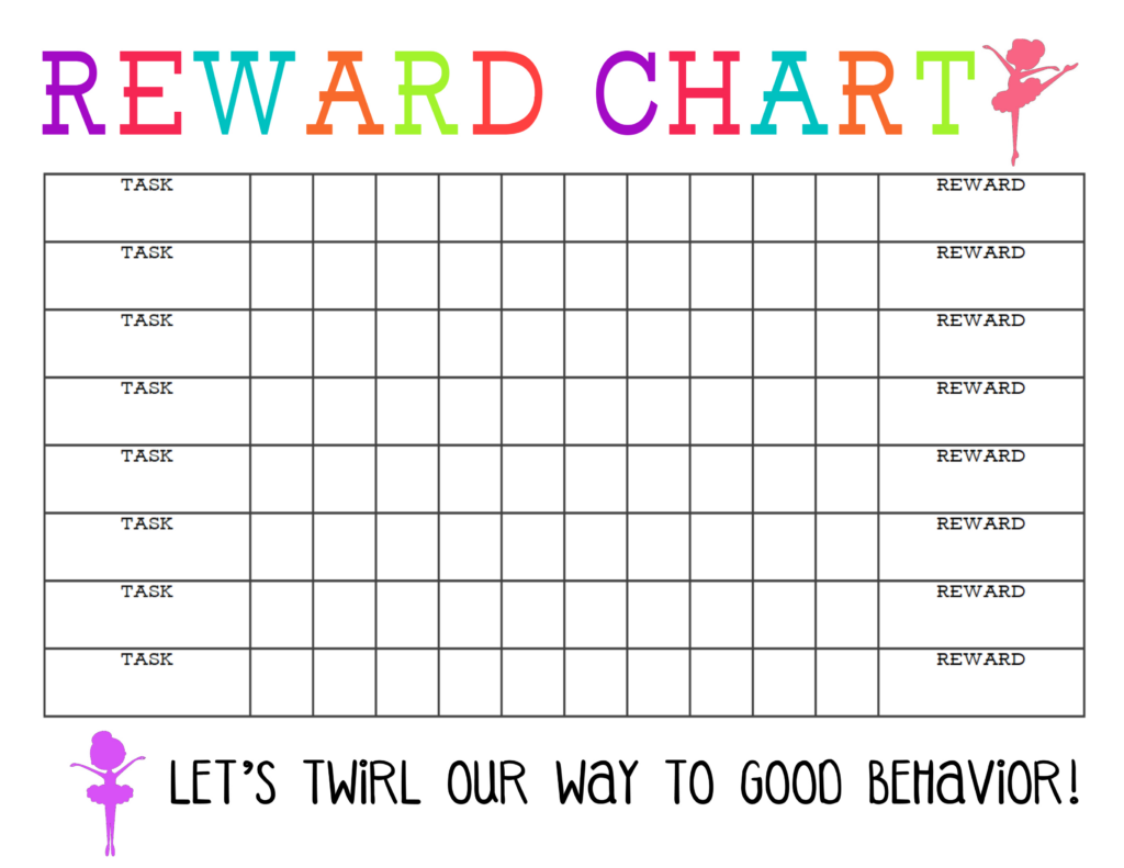 Free Printable Reward Charts For Teenagers | Rossy Printable