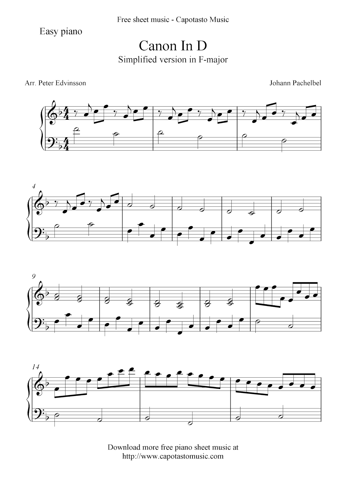 Free Printable Sheet Music For Piano Beginners Popular Songs Rossy