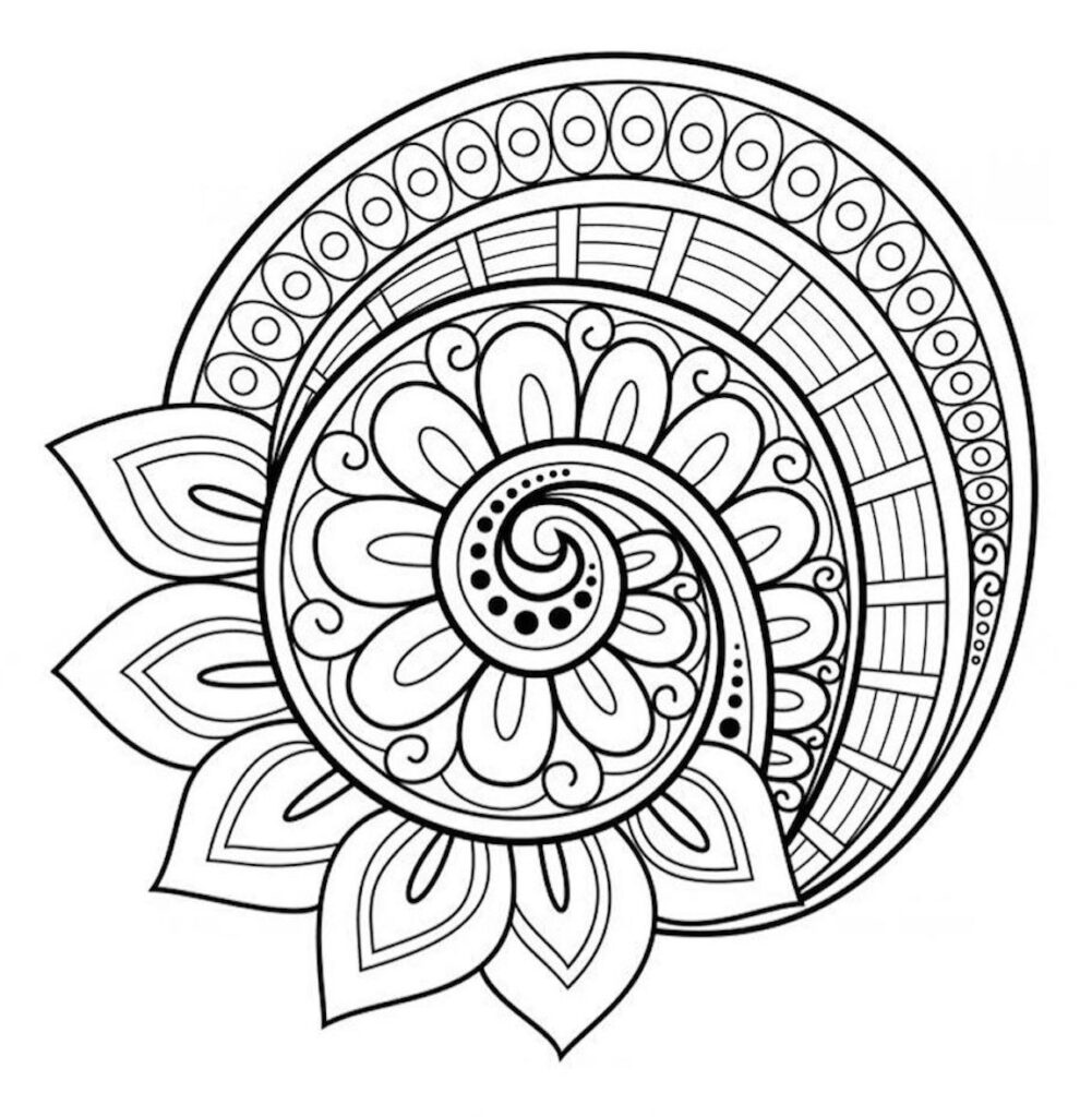 Mandala Coloring Pages And Dozens More Free Printable Coloring Themes ...