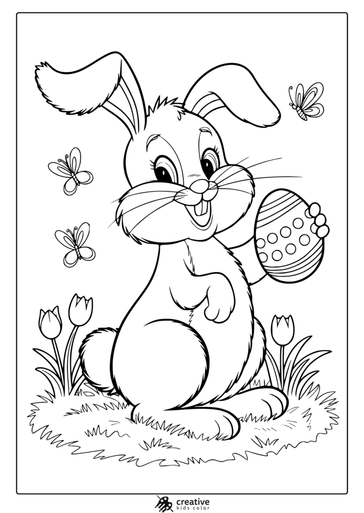 Printable Easter Pages To Color | Rossy Printable