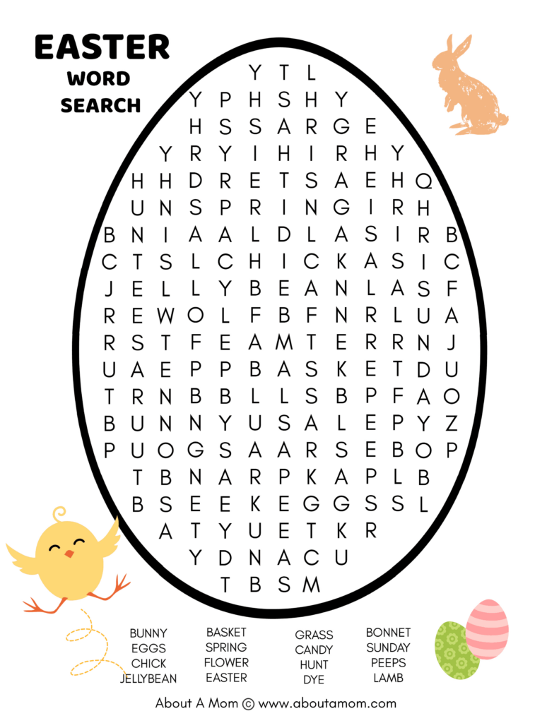 Easter Puzzles Free Printable | Rossy Printable