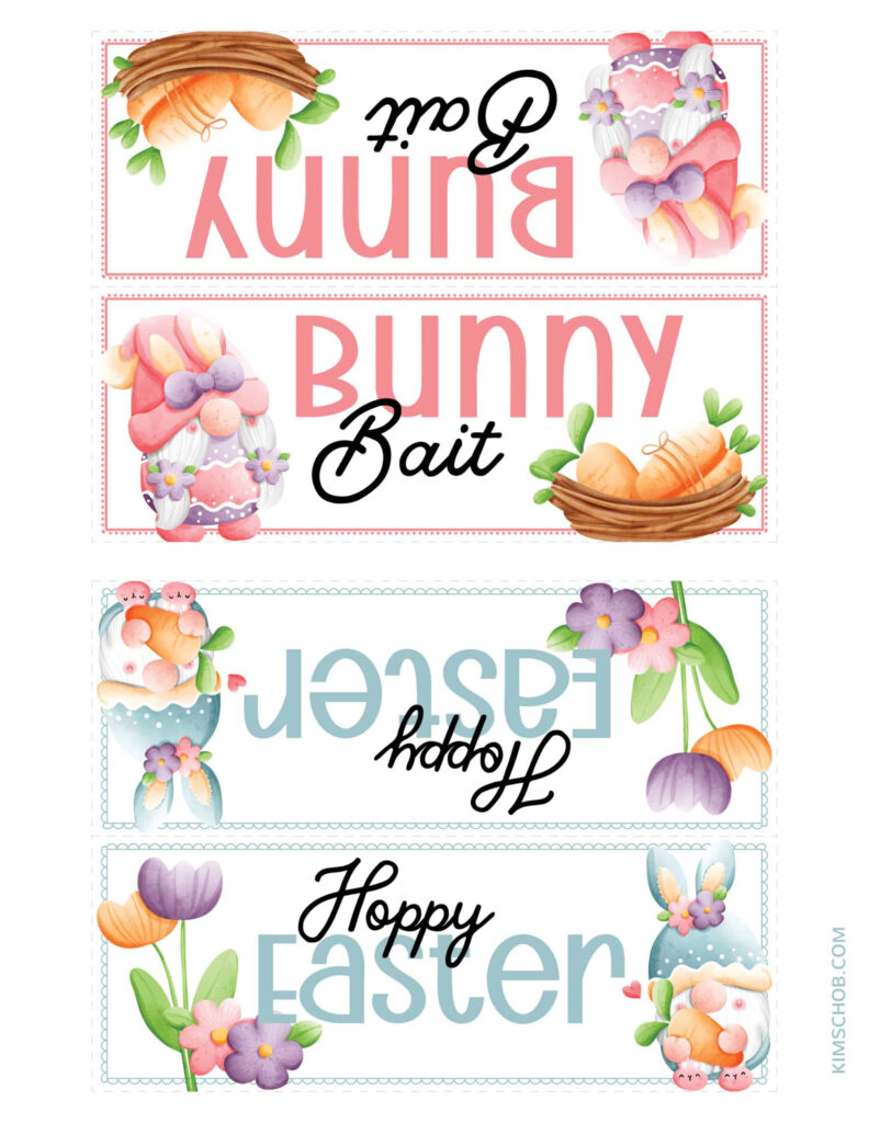 Printable Easter Bag Toppers | Rossy Printable