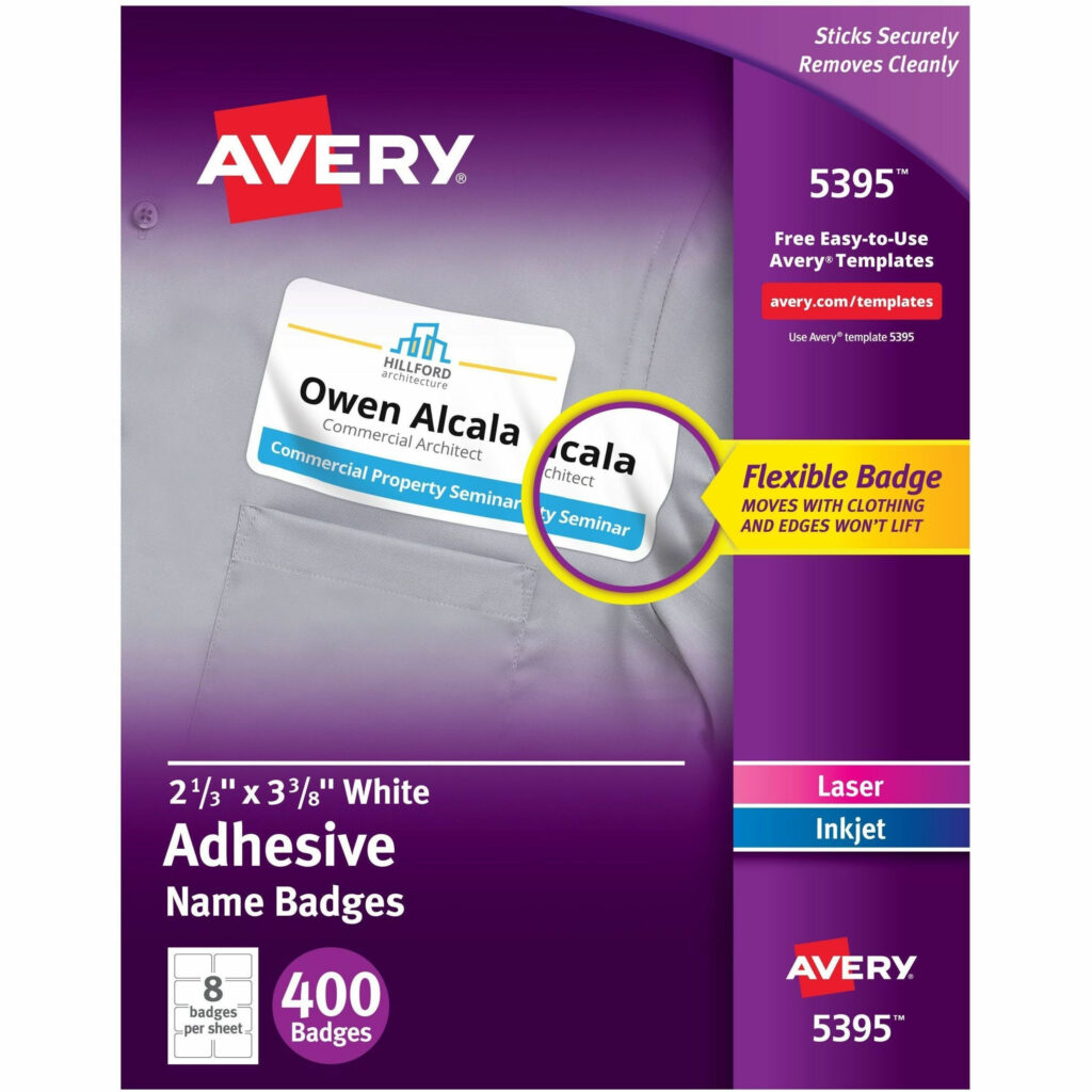 Avery 25395 Free Template | Rossy Printable